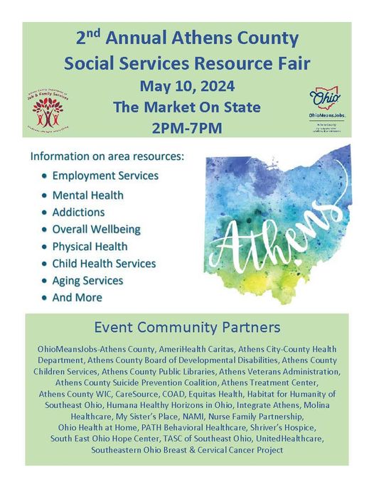 2nd Annual Athens County Social Services Resource Fair - Athens County ...